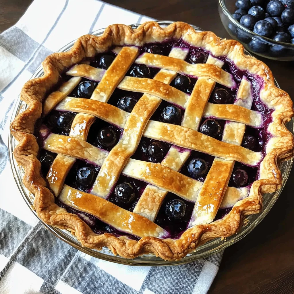 Easy Blueberry Pie
